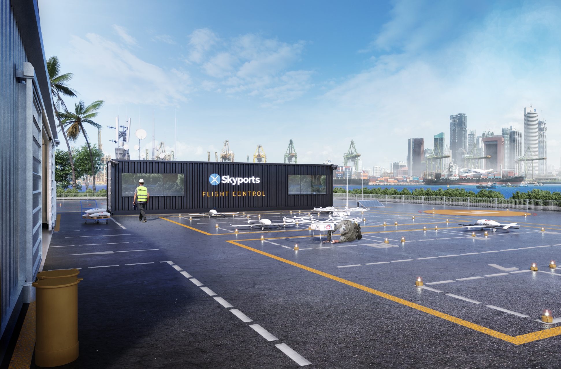Skyports and Jurong Port sign Singapore’s First MOU to develop maritime ...